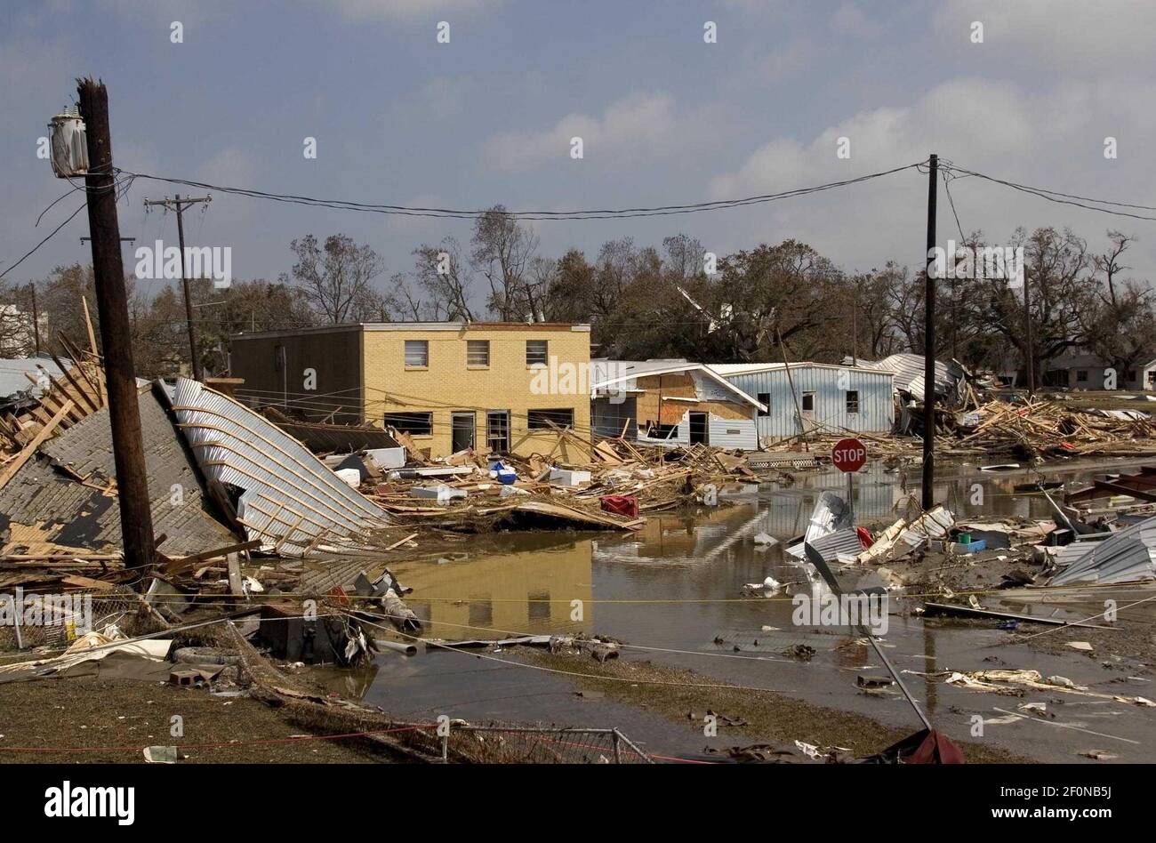26 Sept 2005 - Cameron, LA - Hurricane Rita aftermath, Cameron ...