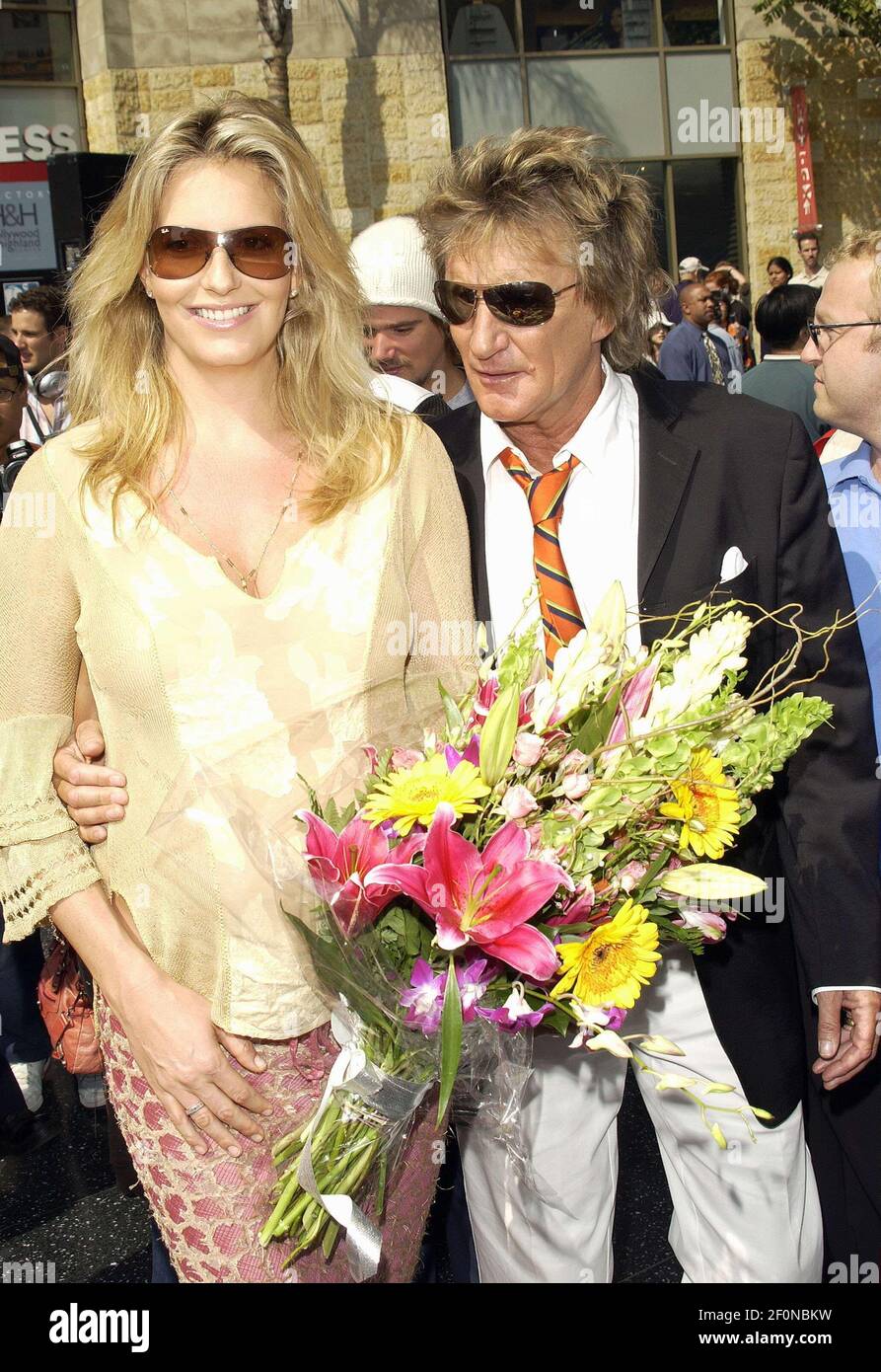 11 October 2005 - Hollywood, California - Rod Stewart and Penny ...