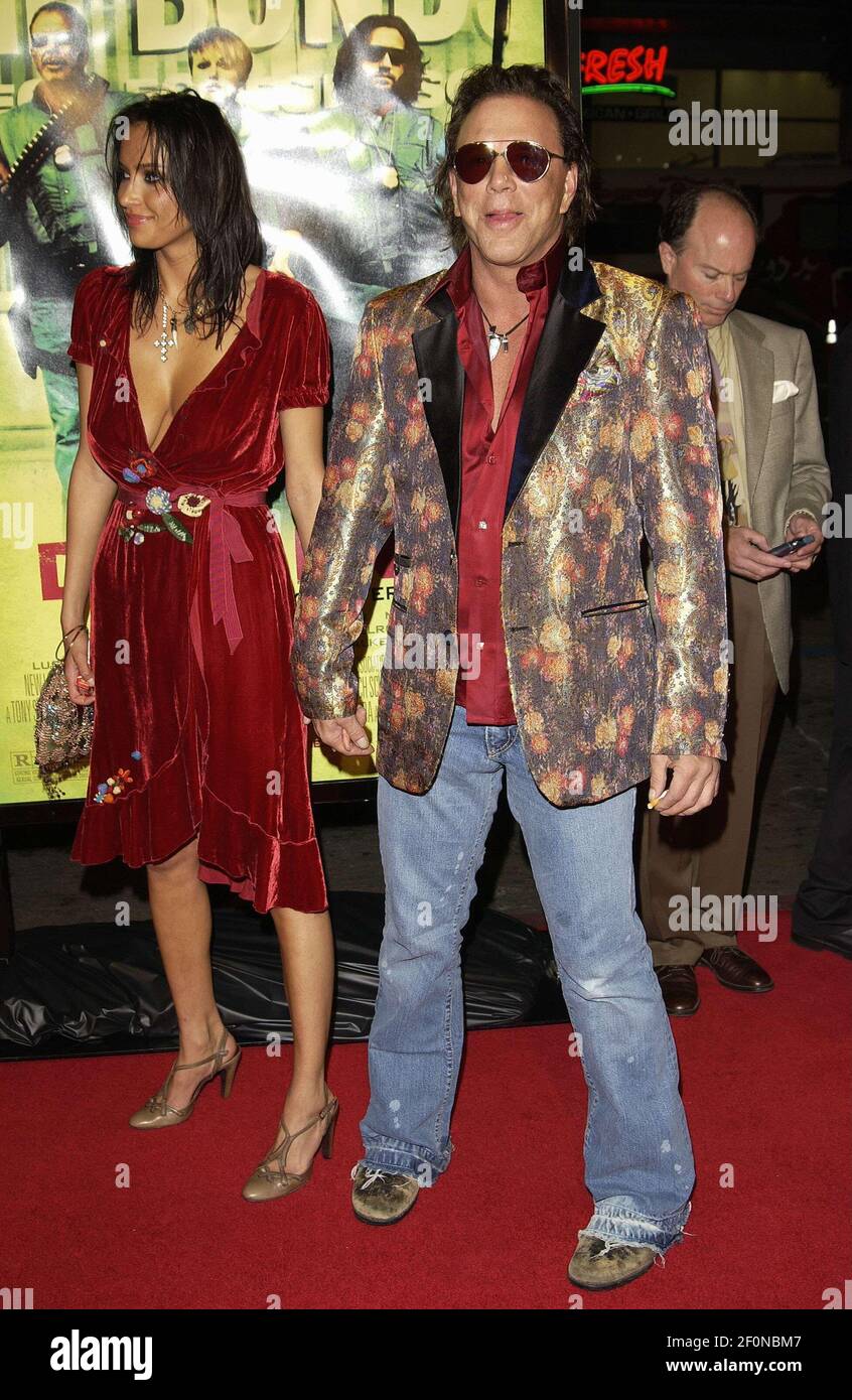 11 October 2005 - Hollywood, California - Mickey Rourke and guest ...