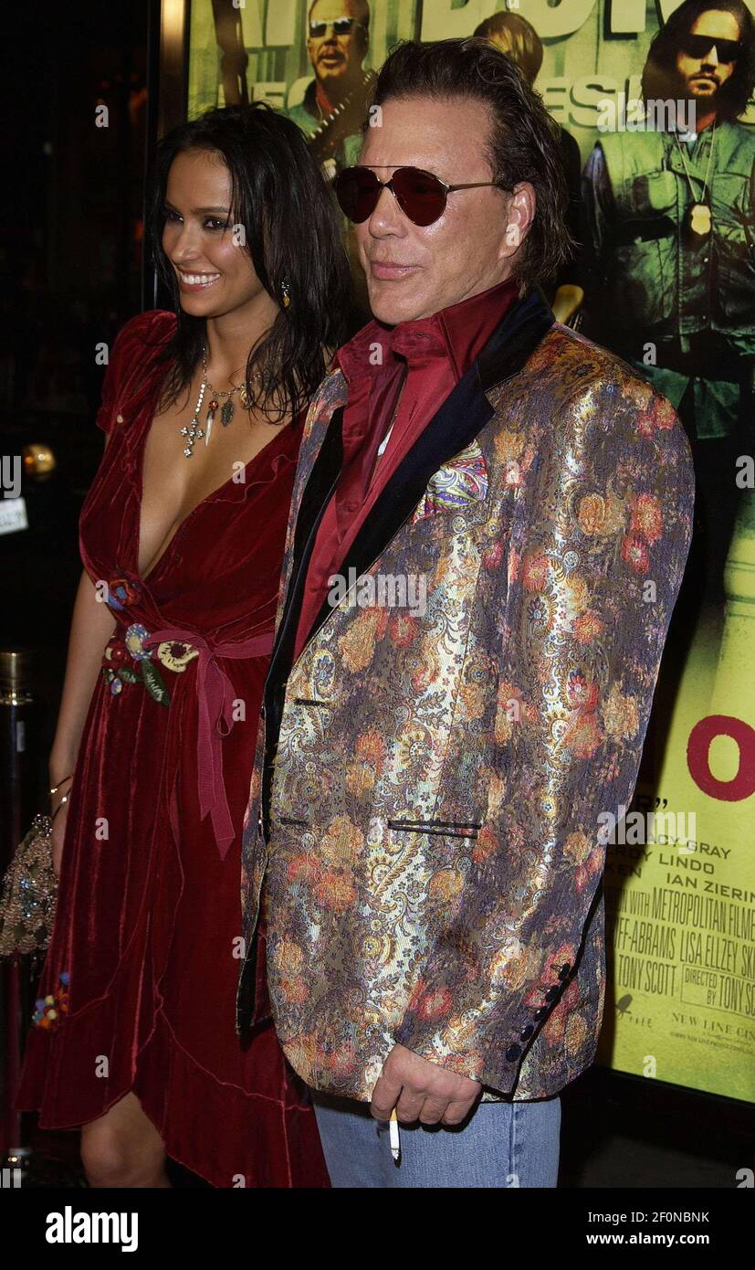 11 October 2005 - Hollywood, California - Mickey Rourke. "Domino" Los ...