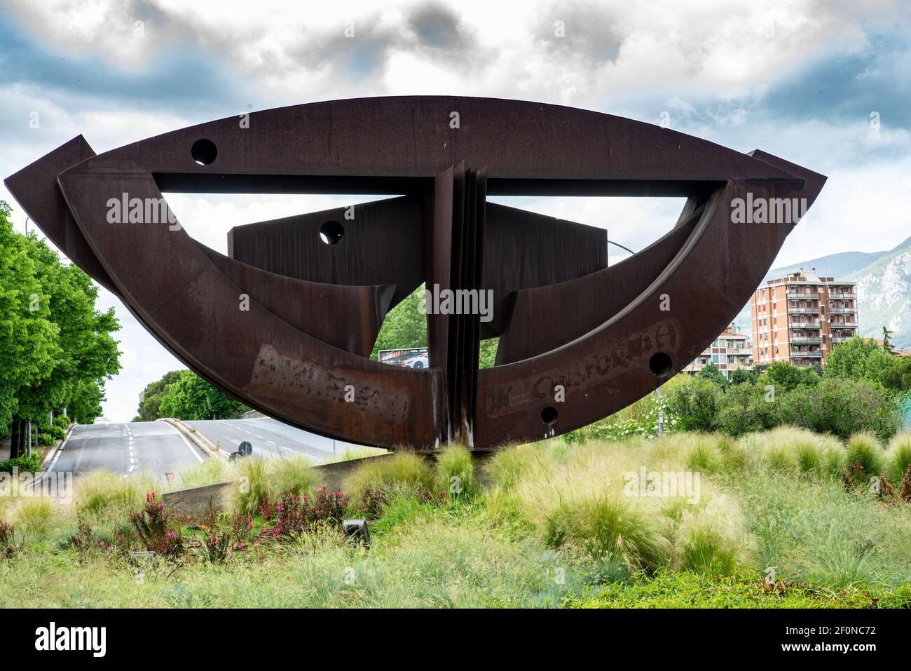 round monument of the terni stadium Stock Photo - Alamy