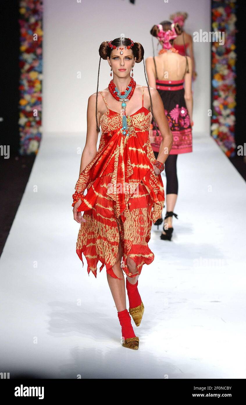 19 October 2005 - Culver City, California - A model walks the runway at ...