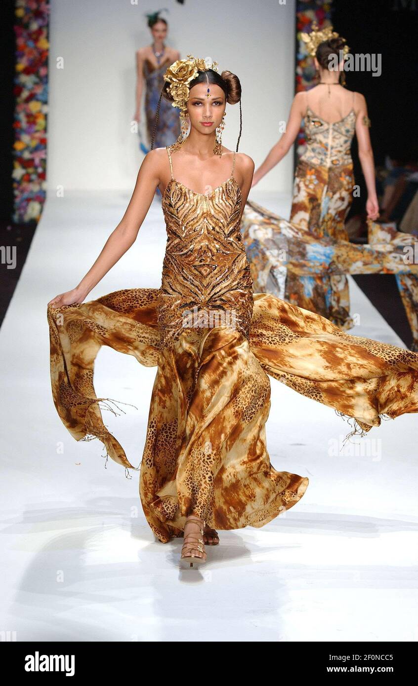 19 October 2005 - Culver City, California - A model walks the runway at ...