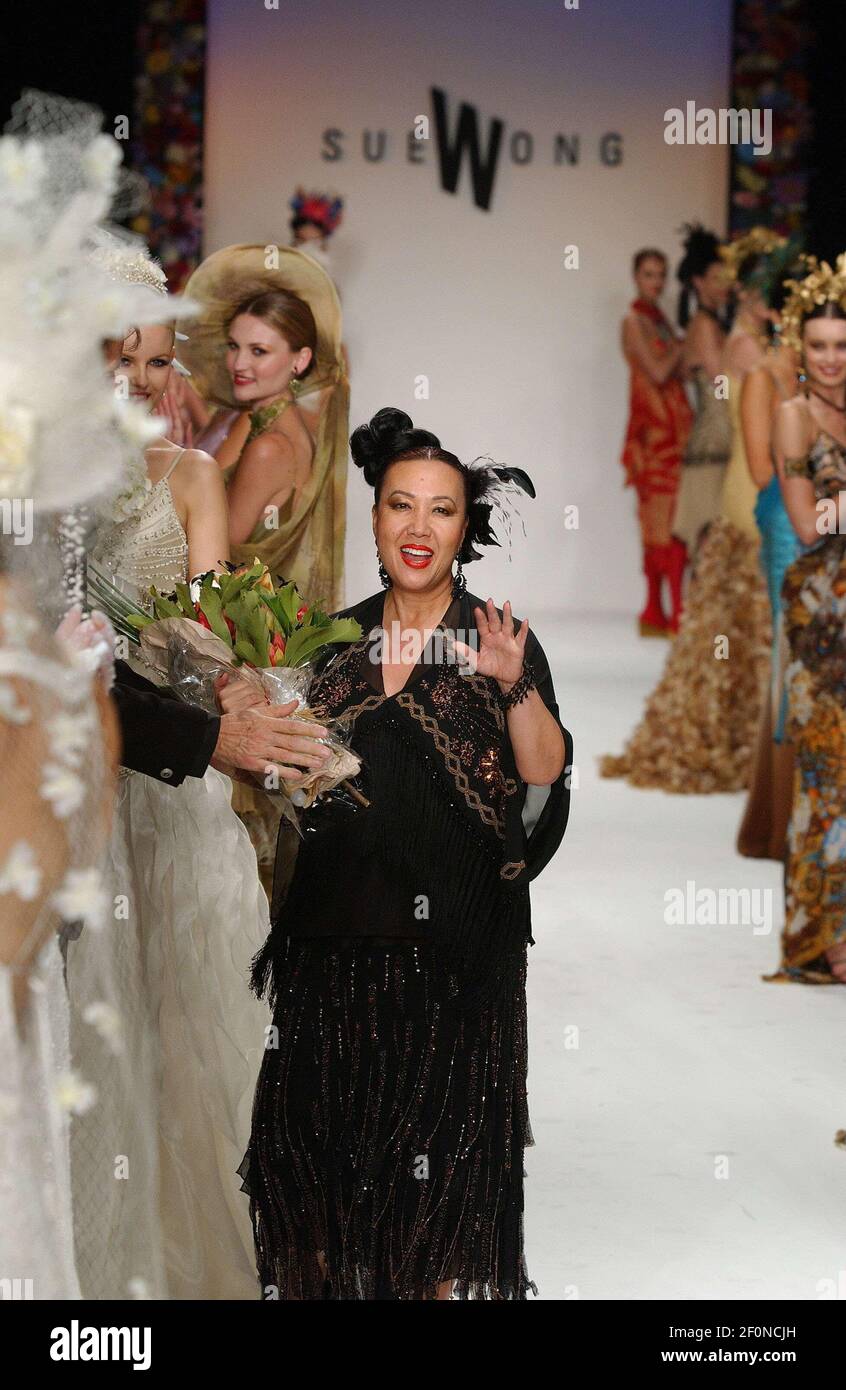19 October 2005 - Culver City, California - A model walks the runway at ...