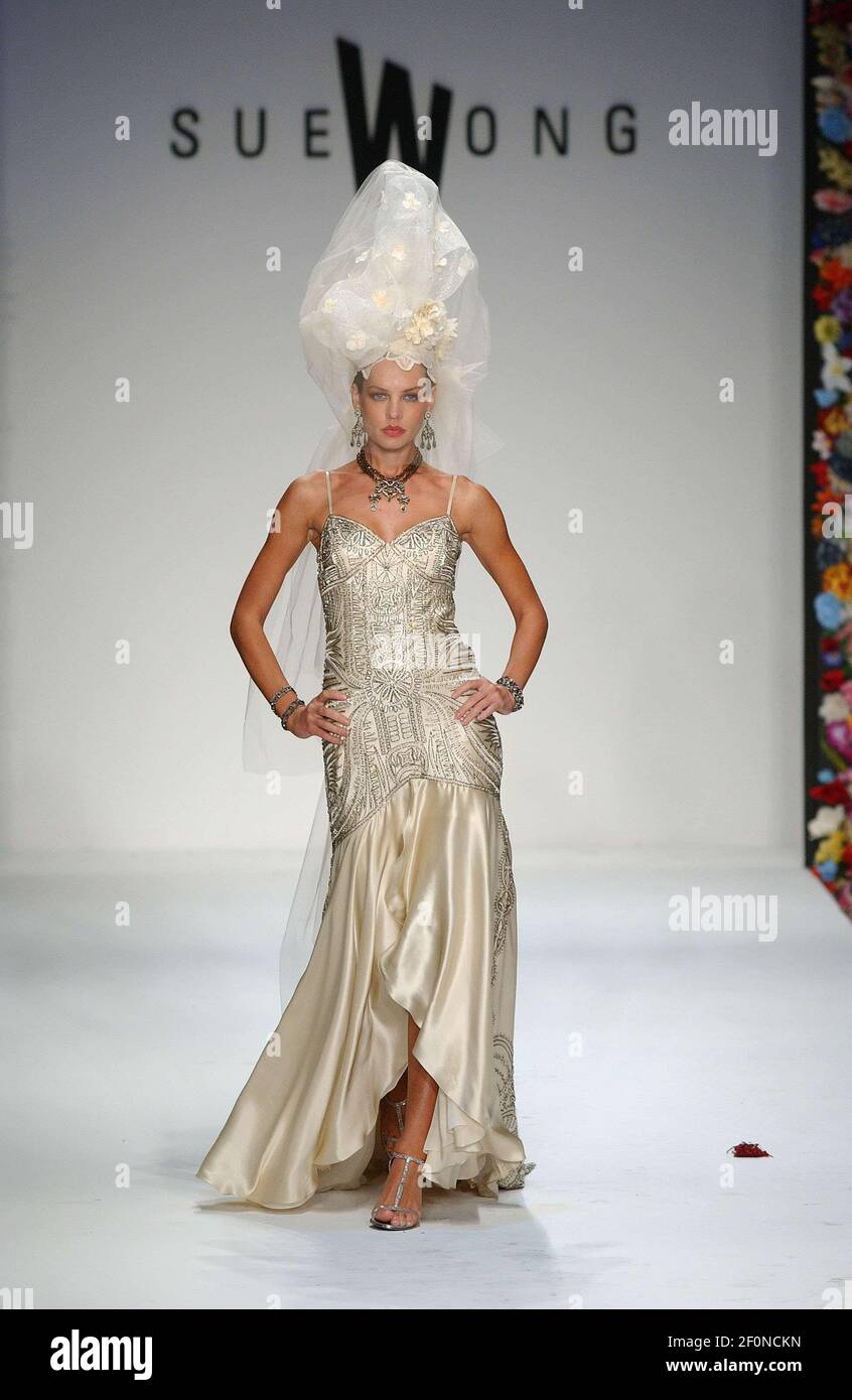 19 October 2005 - Culver City, California - A model walks the runway at ...