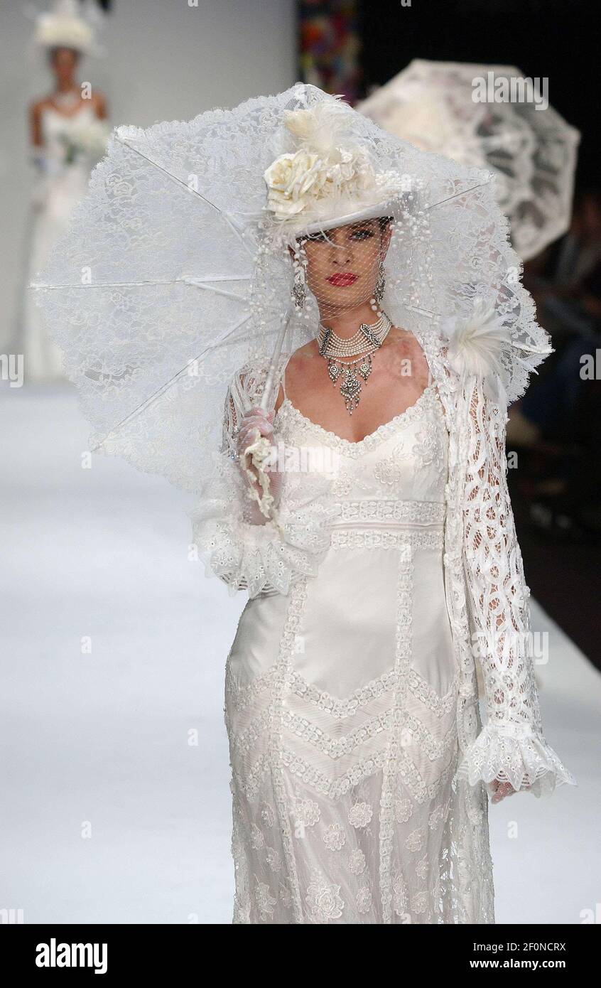 19 October 2005 - Culver City, California - A model walks the runway at ...