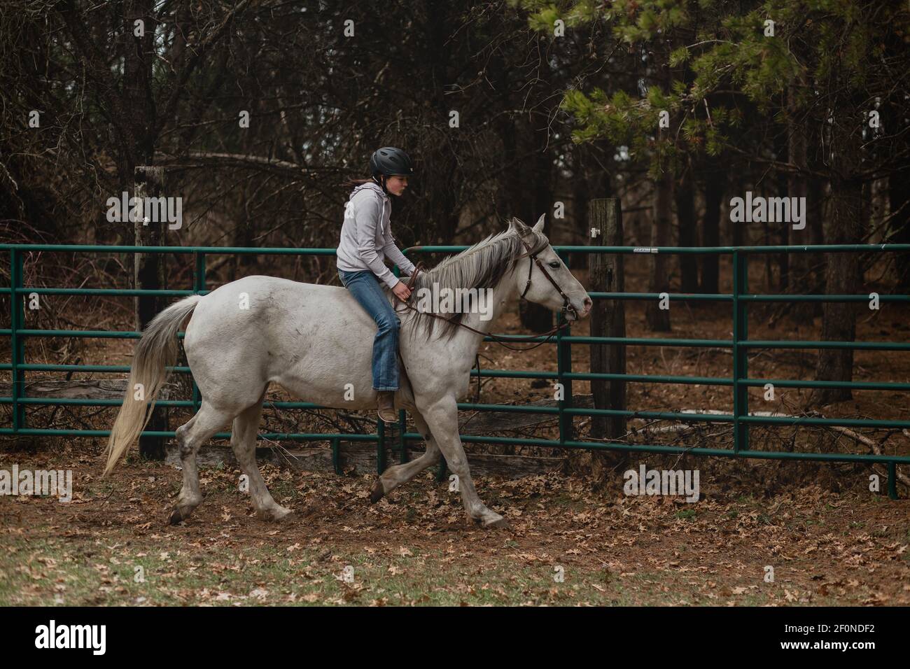 Riding horse bareback hi-res stock photography and images - Alamy