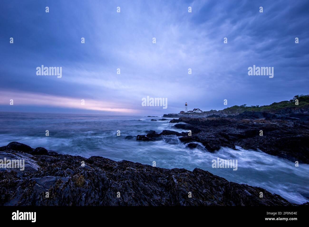 Lighthouse during golden hour hi-res stock photography and images - Alamy