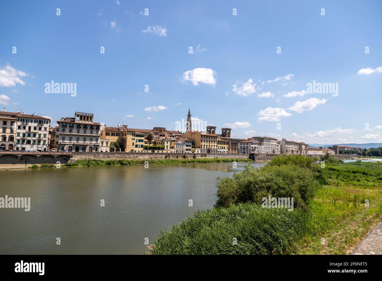 view of Arno river in Florence, Italy Stock Photo - Alamy