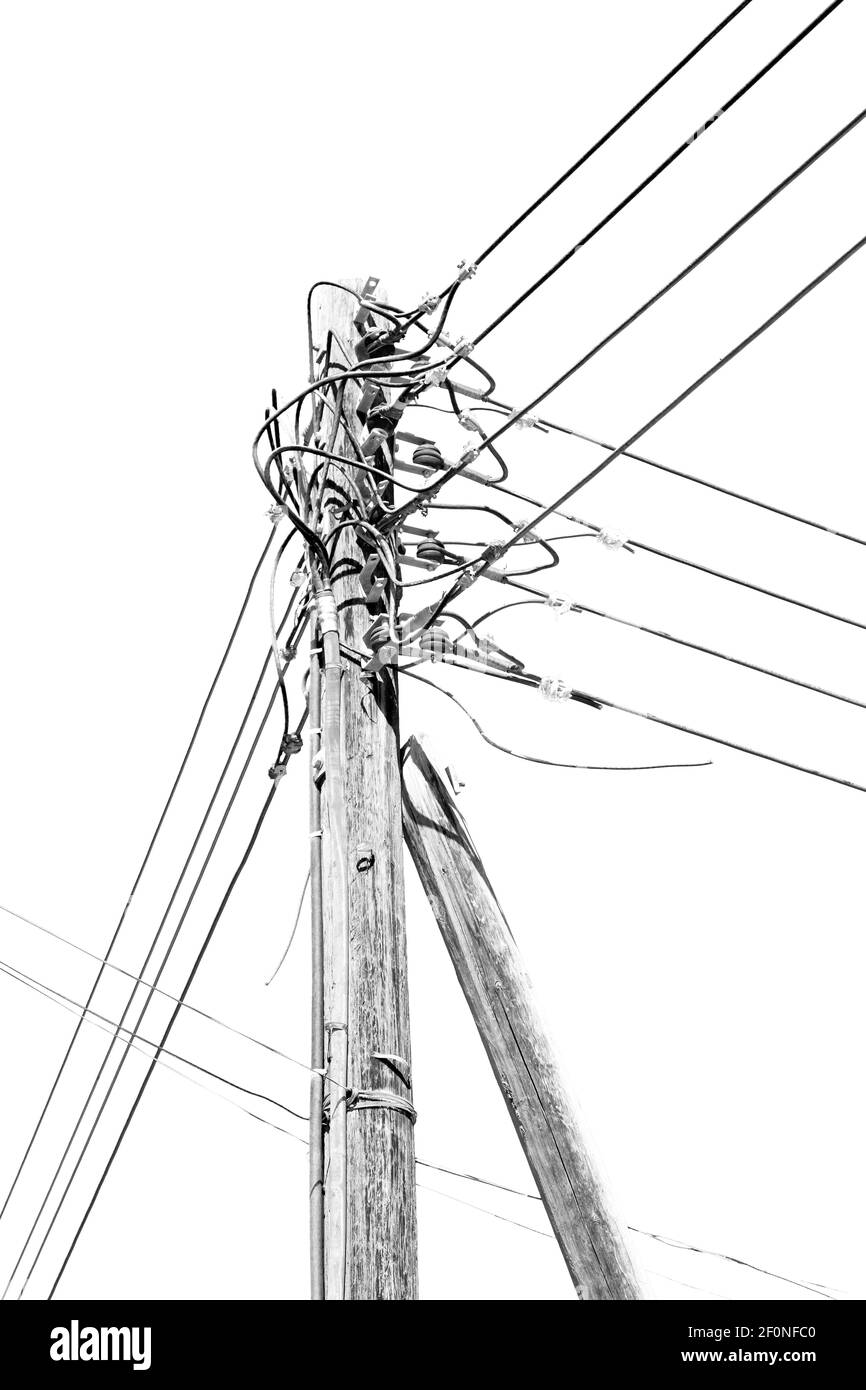 In oman the cable line Stock Photo - Alamy