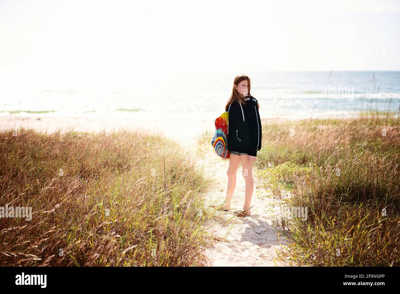 Girl boogie board hi-res stock photography and images - Alamy