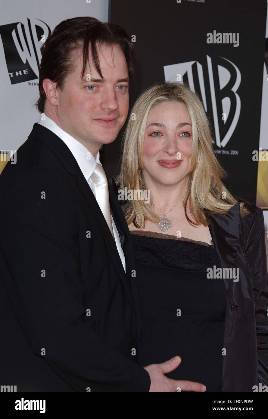 9 January 2006 - Santa Monica, California - Brendan Fraser and wife ...