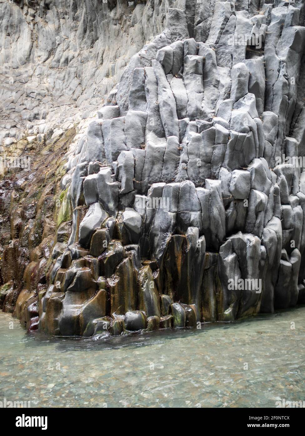 Alcantara Gorge, Sicily Stock Photo - Alamy