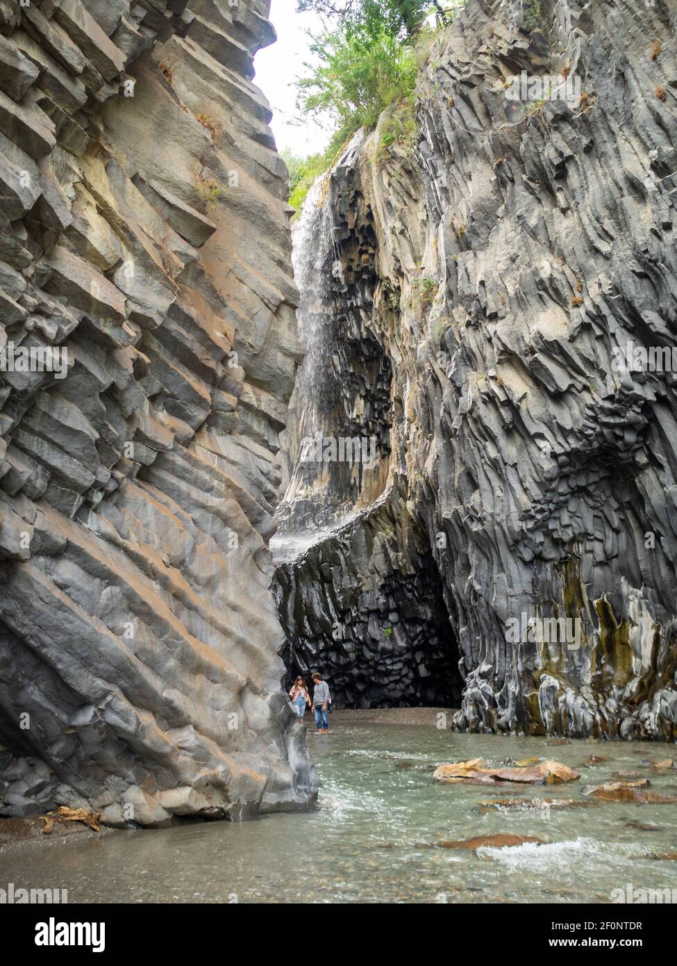 Alcantara Gorge, Sicily Stock Photo - Alamy