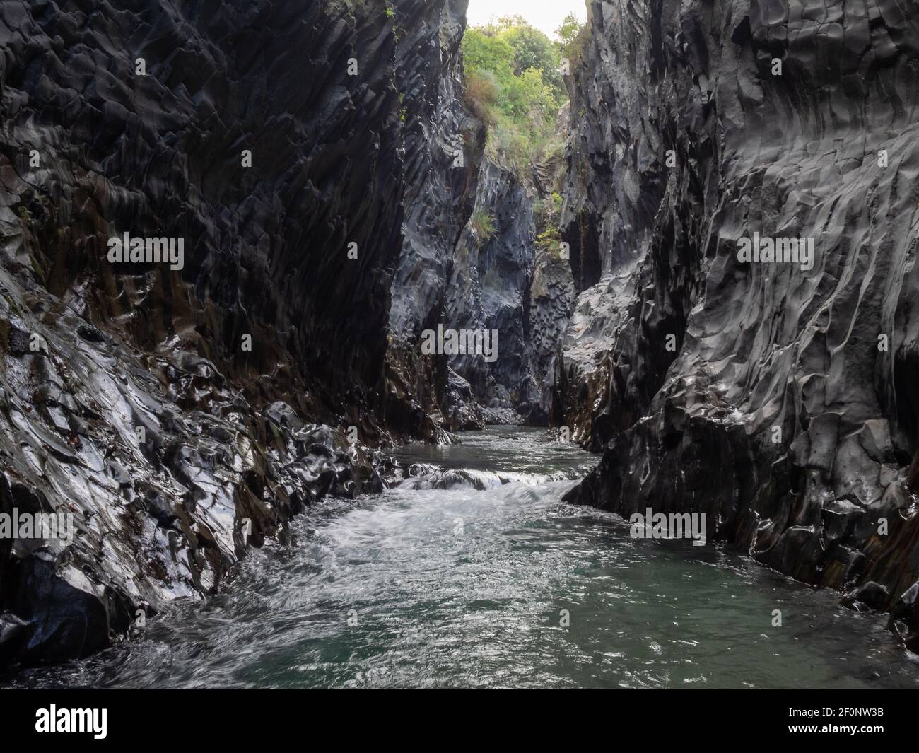 Alcantara Gorge, Sicily Stock Photo - Alamy