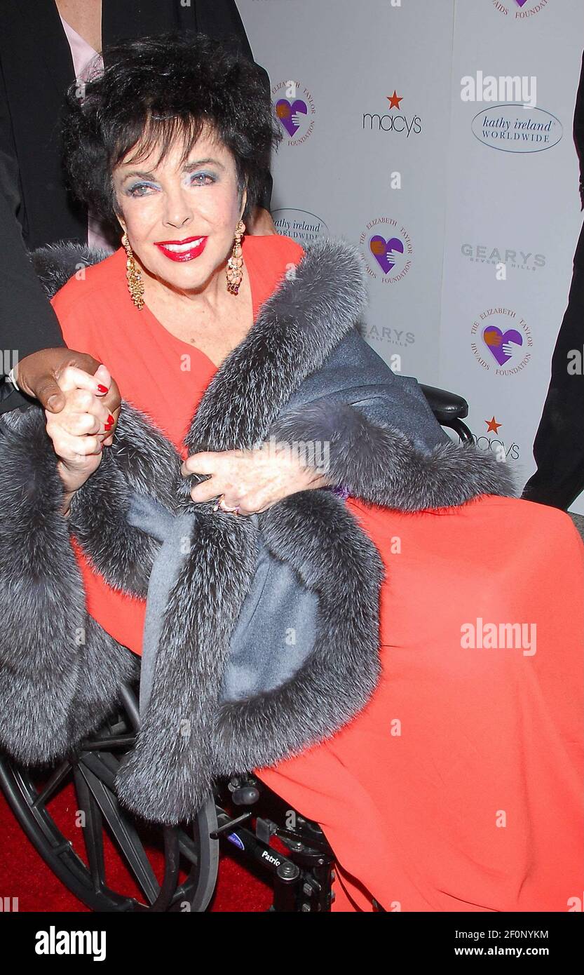 Elizabeth Taylor. 1 December 2007 - Los Angeles, California. Dame ...