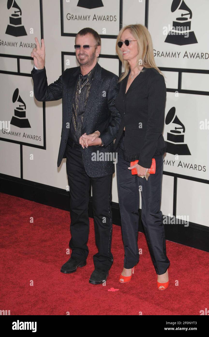 Ringo Starr and Barbara Bech. 10 February 2008 - Los Angeles ...