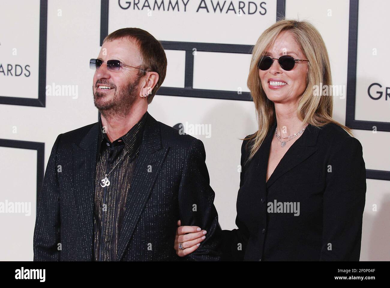 Ringo Starr and Barbara Bech. 10 February 2008 - Los Angeles ...