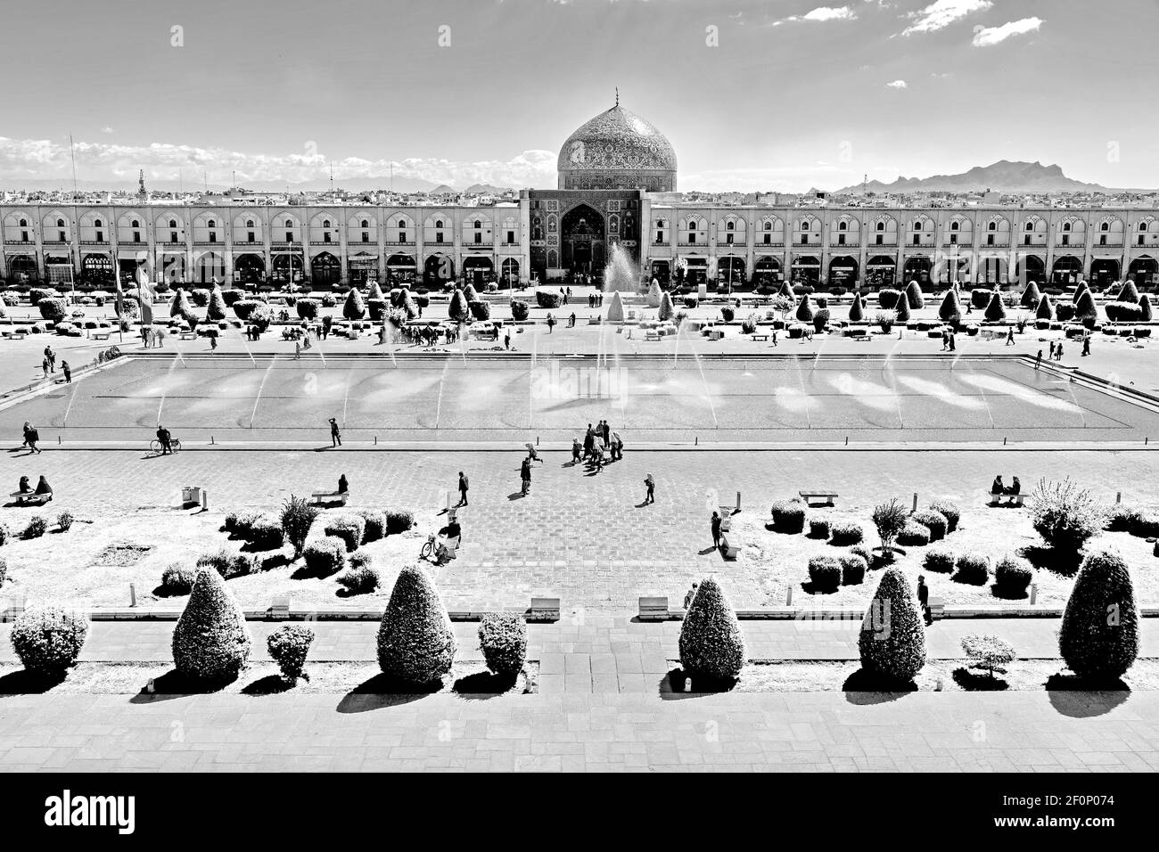 In iran the old square Stock Photo - Alamy