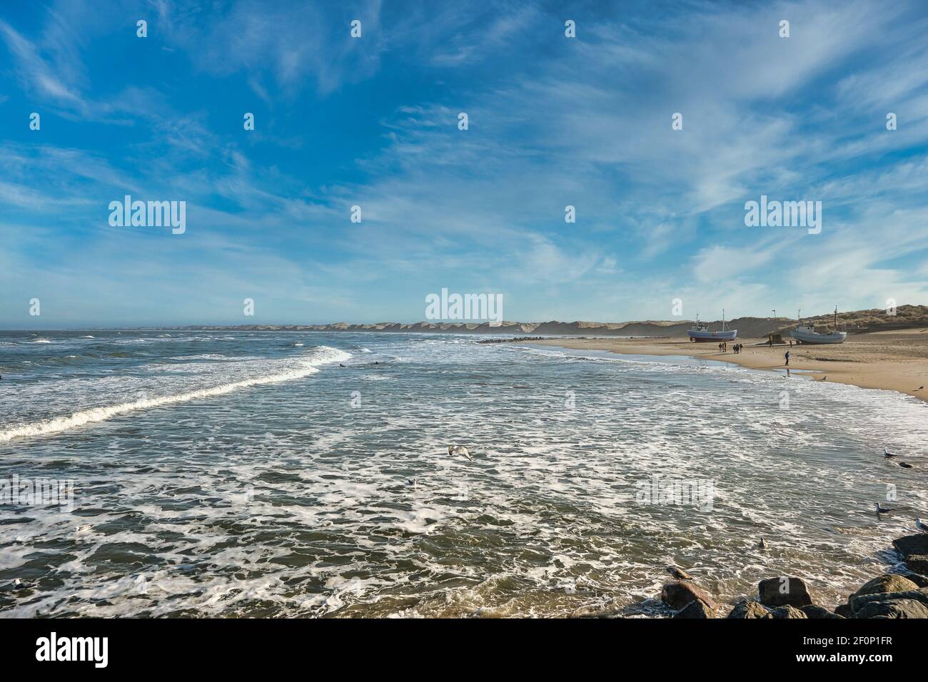 North sea sand beach coast wave hi-res stock photography and images - Alamy
