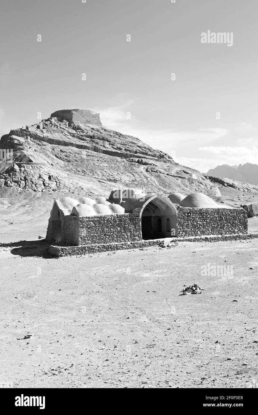 In iran the antique temple Stock Photo - Alamy