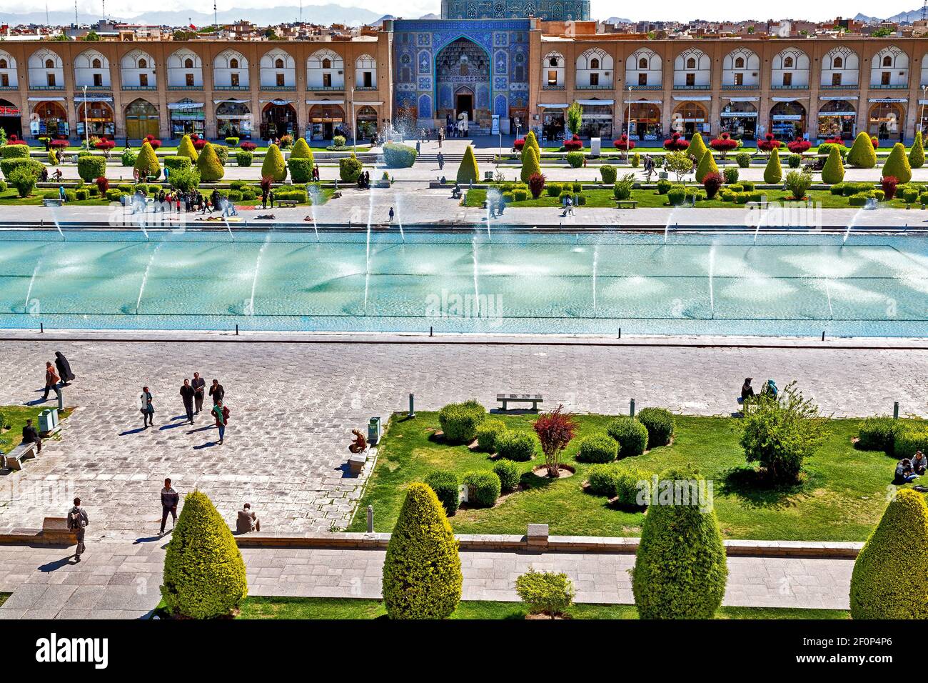 In iran the old square Stock Photo - Alamy