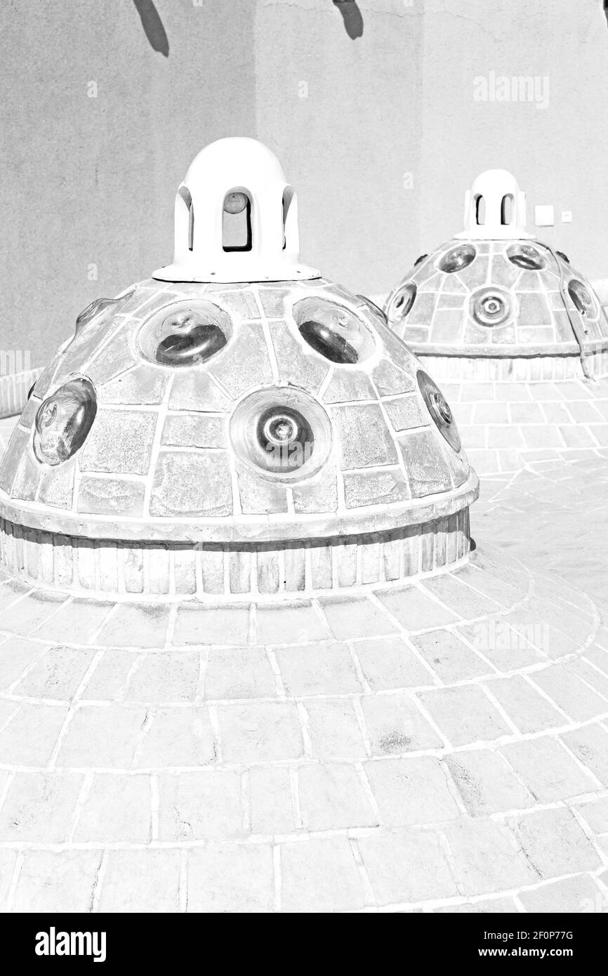 In iran the old building roof Stock Photo - Alamy