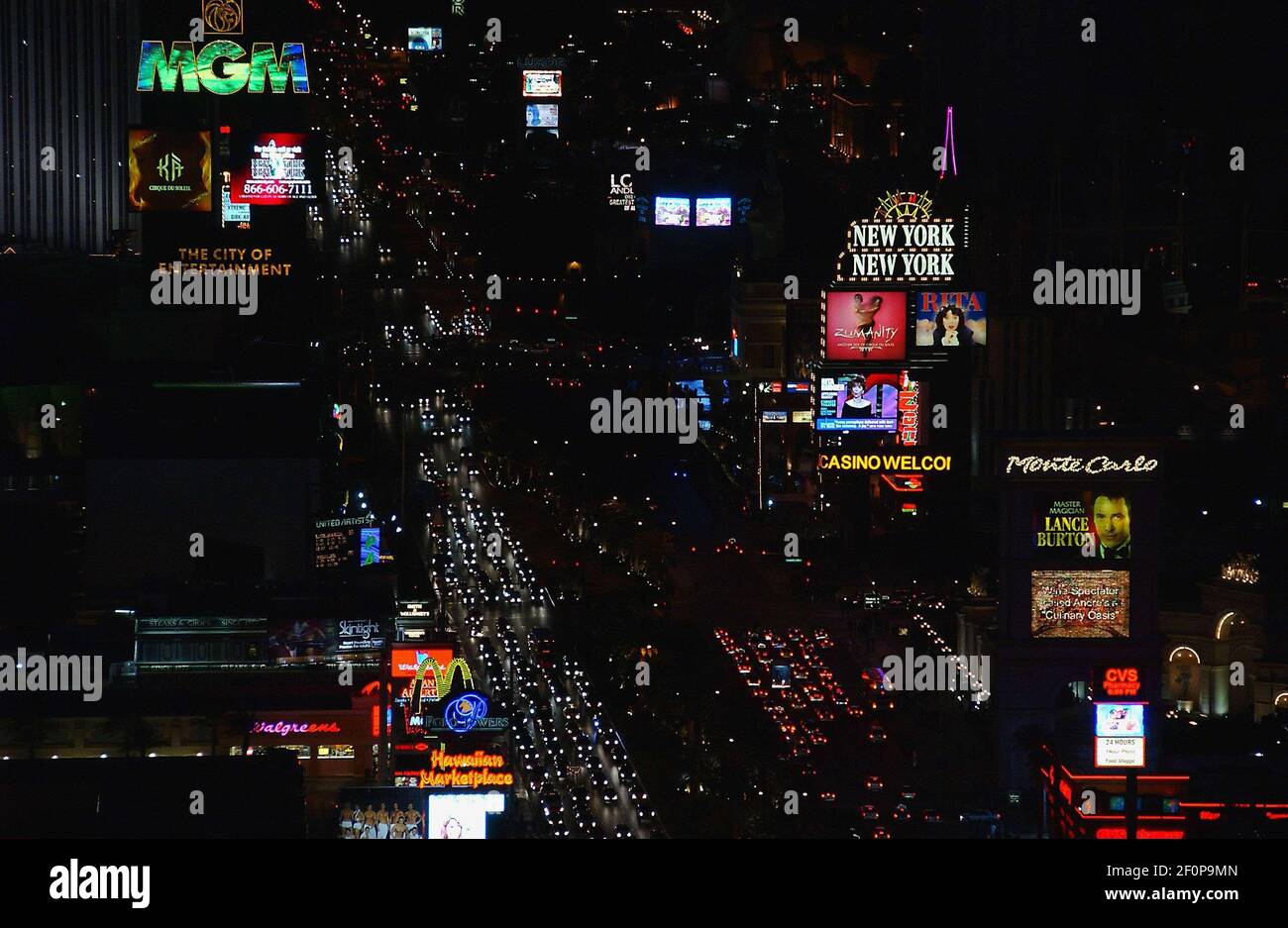 18 March 2006 - Las Vegas, Nevada - Las Vegas Boulevard. The Famous ...