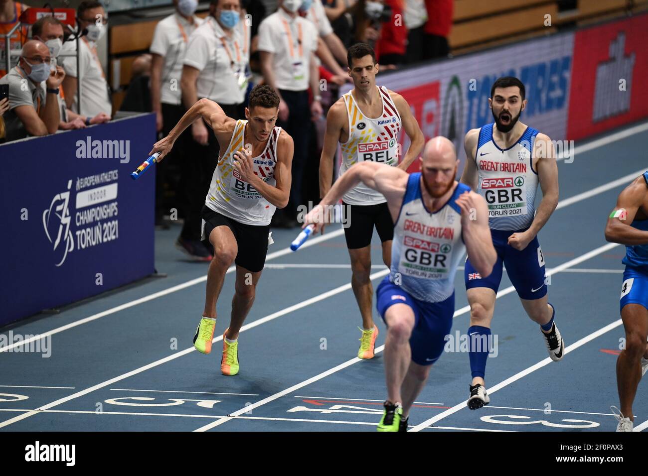 Belgian Dylan Borlee and Belgian Jonathan Borlee pictured in action ...