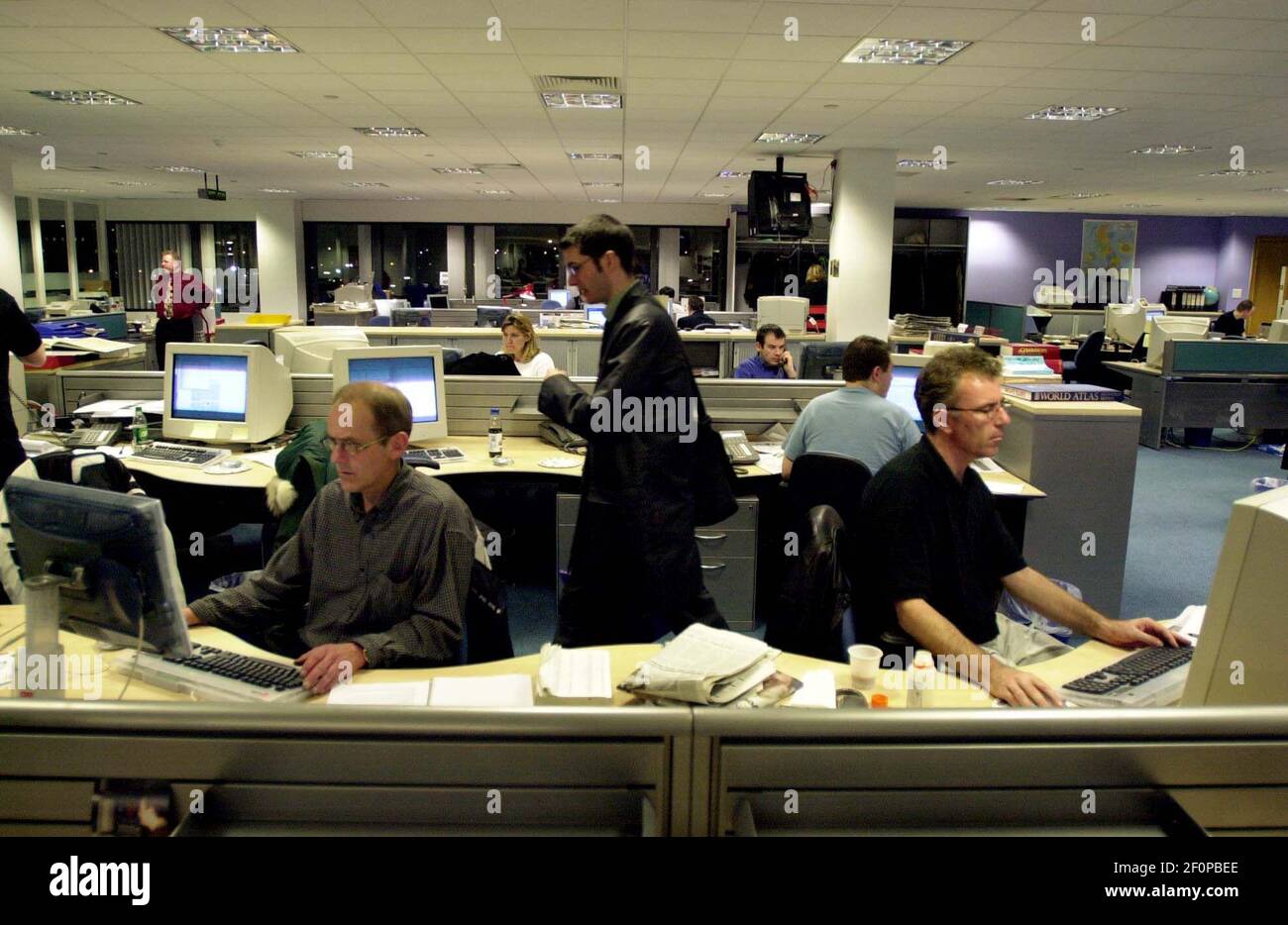 Independent Newspaper Office London December 2000 Stock Photo - Alamy