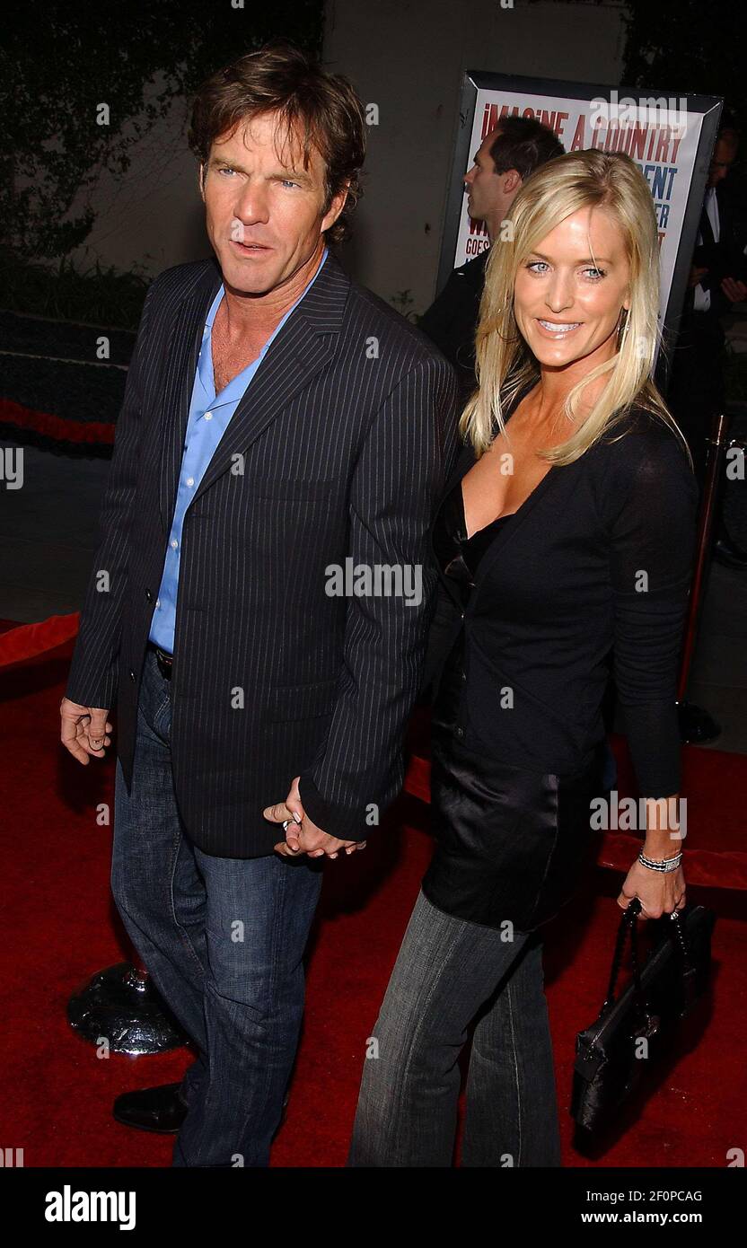 11 April 2006 - Hollywood, California - Dennis Quaid and Kimberly ...