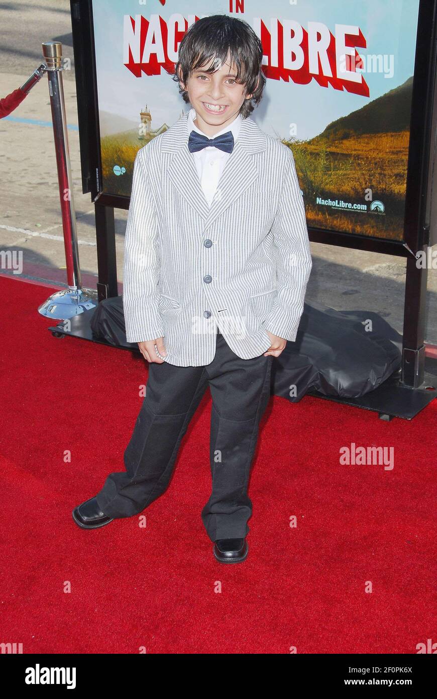 12 June 2006 - Hollywood, California - Moses Arias. "Nacho Libre" World ...