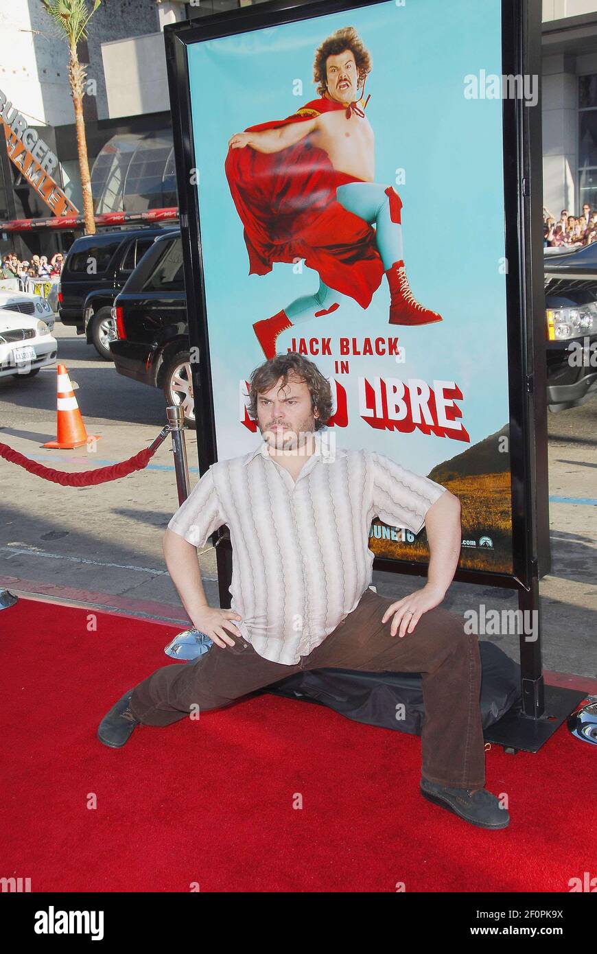12 June 2006 - Hollywood, California - Jack Black. "Nacho Libre" World ...