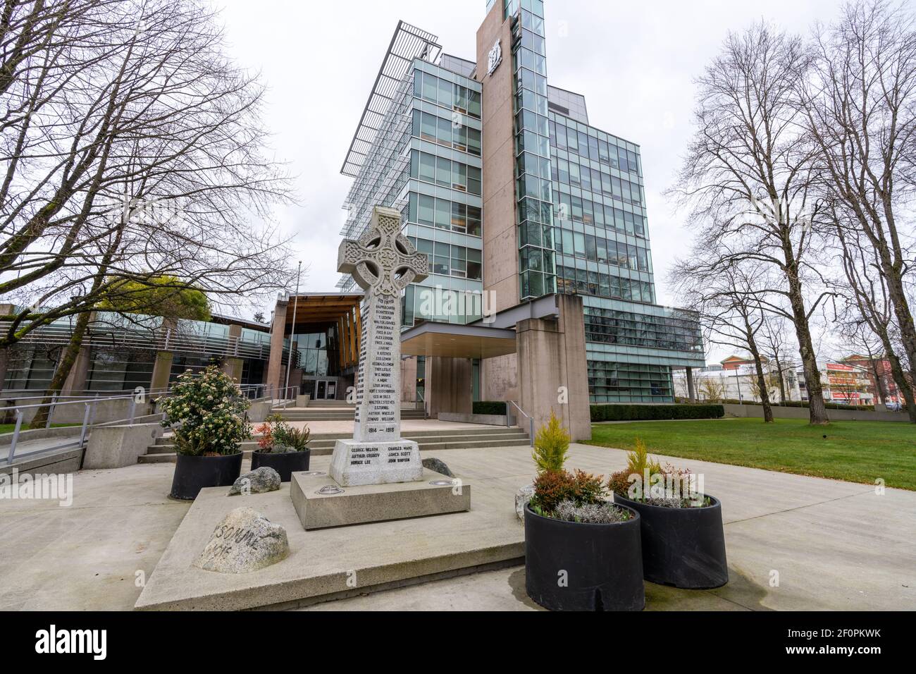 Exterior of Richmond City Hall Stock Photo - Alamy