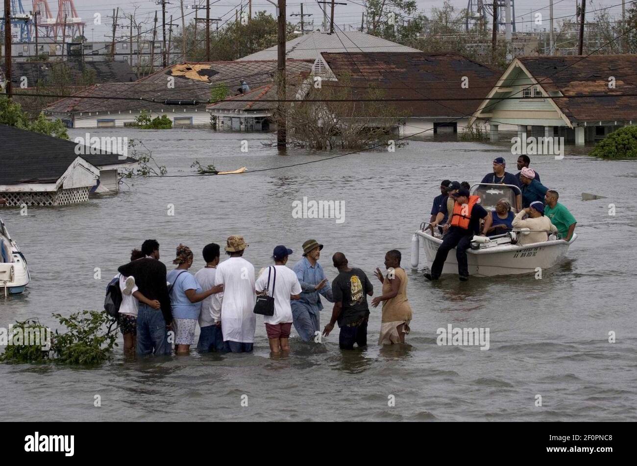 29th August, 2005. Hurricane Katrina hits New Orleans, Louisiana ...