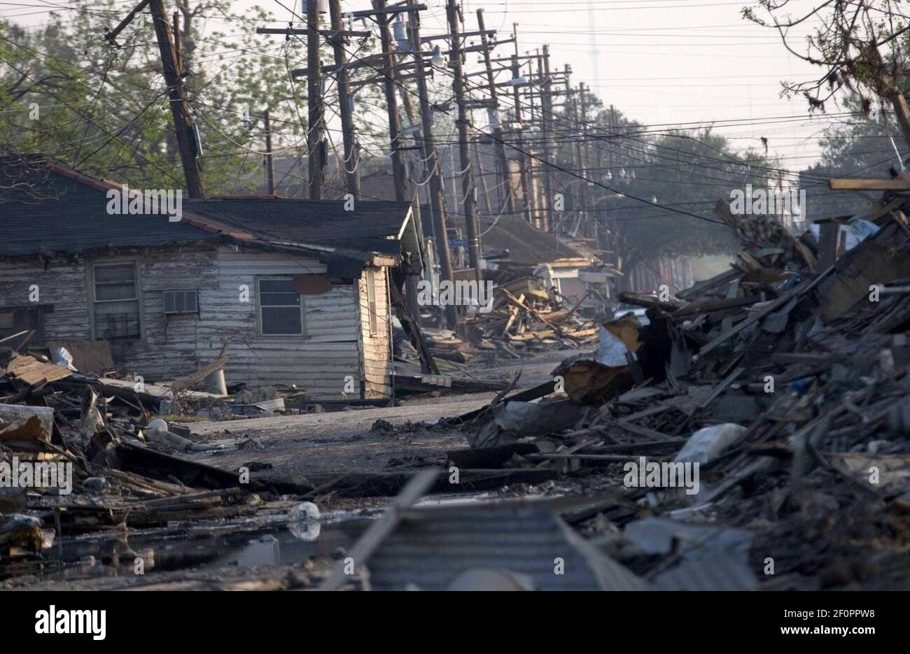 30th Sept, 2005. Hurricane Katrina aftermath, New Orleans, Louisiana ...