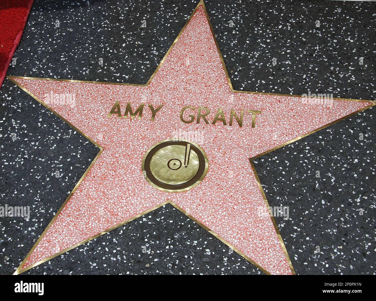 Star of Amy Grant. Amy Grant Star induction in the Hollywood walk of ...