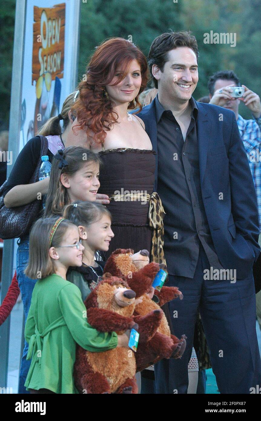 Debra Messing and family. "Open Season" Los Angeles World Premiere held ...