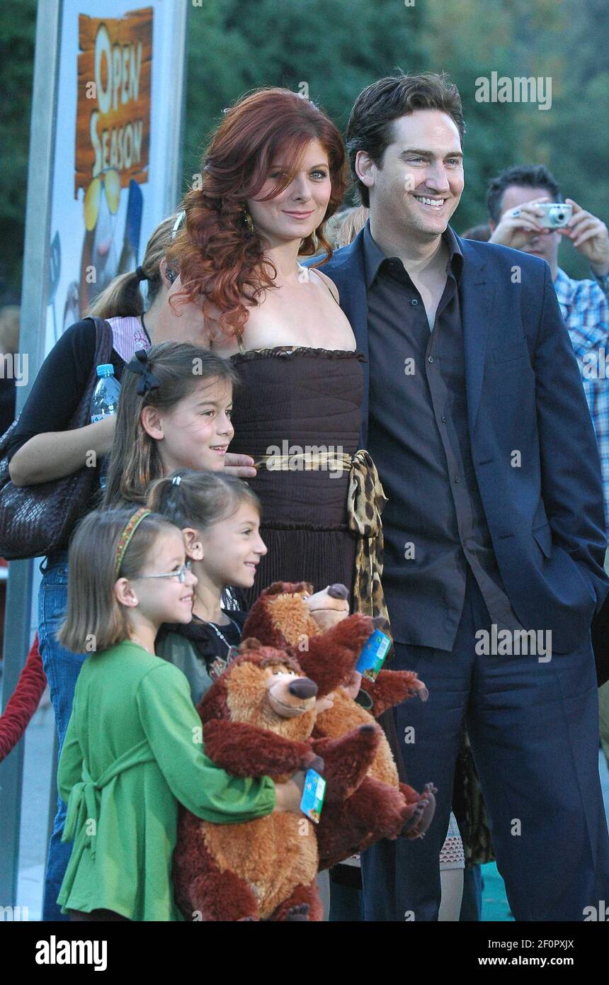 Debra Messing and family. "Open Season" Los Angeles World Premiere held ...