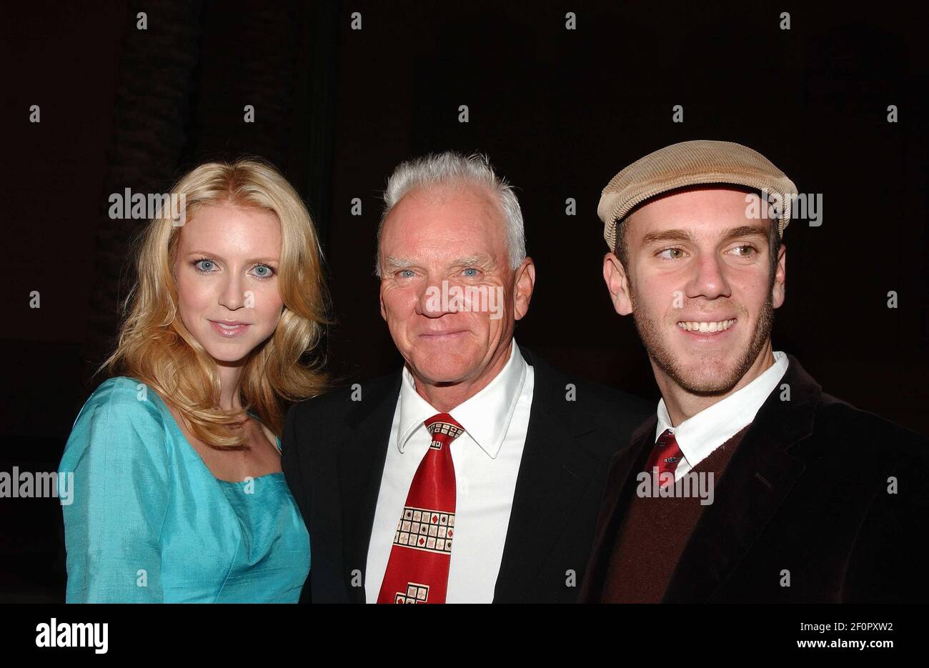 Lilly McDowell with Malcolm McDowell and his son Charlie McDowell. The ...