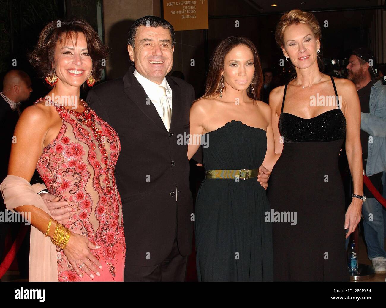 Giselle Fernandez, Haim Saban, Jennifer Lopez and Cheryl Saban. 2nd ...