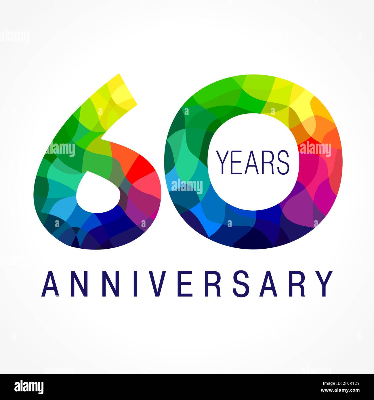 60th Wedding Anniversary Logo