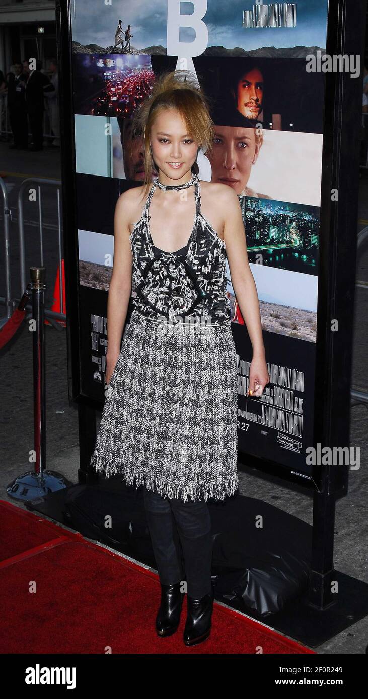 Rinko Kikuchi. "Babel" Los Angeles Premiere held at The Mann Village ...