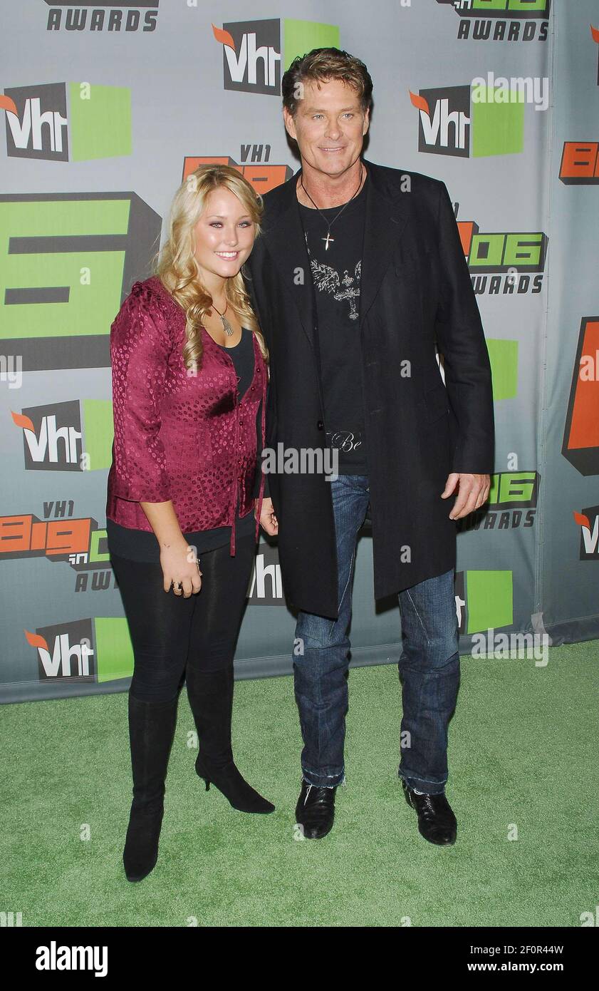 David Hasselhoff and daughter Hayley. 2 December 2006 - Culver City ...