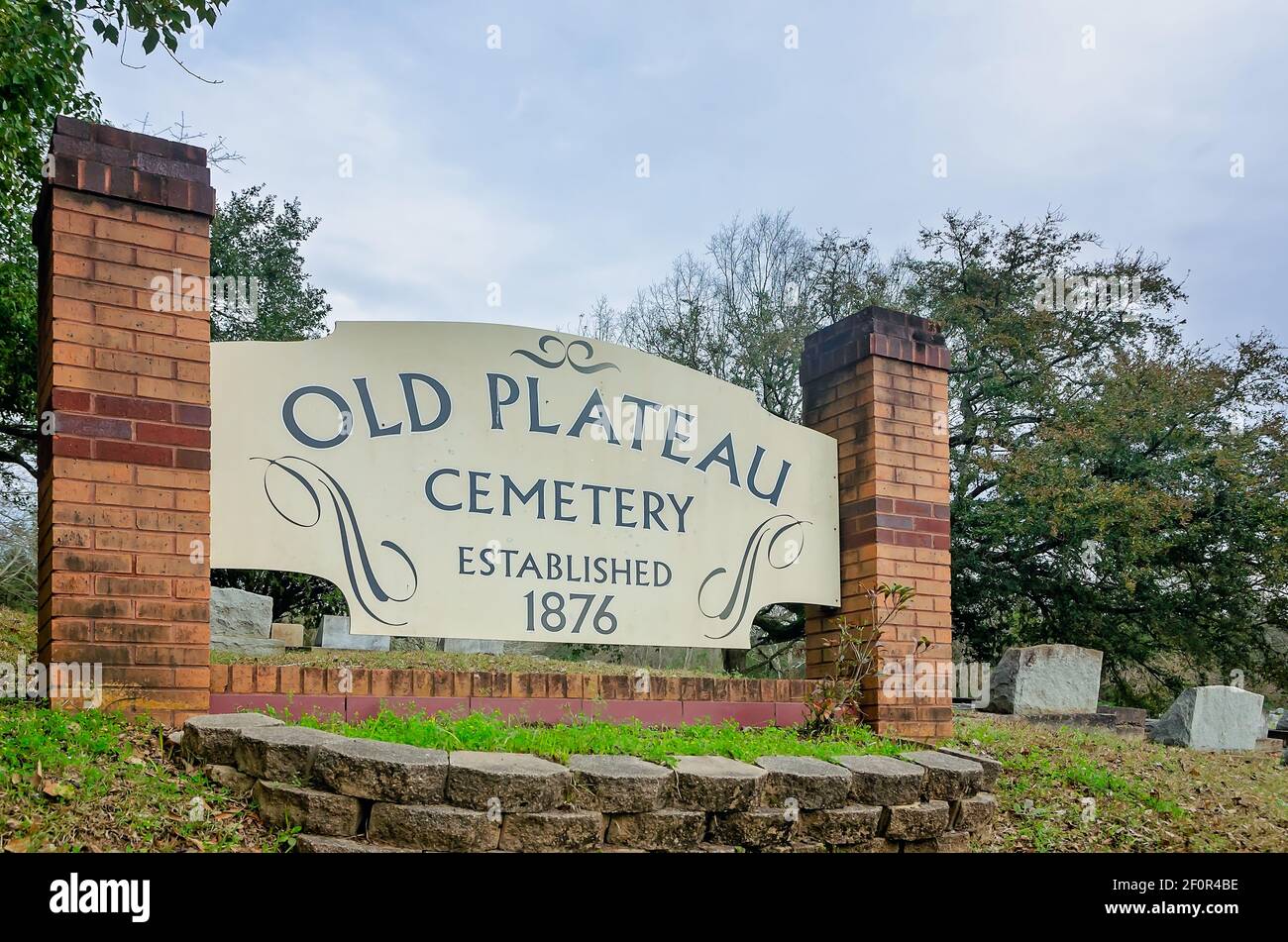 Old Plateau Cemetery, a historic slave cemetery, is pictured in ...