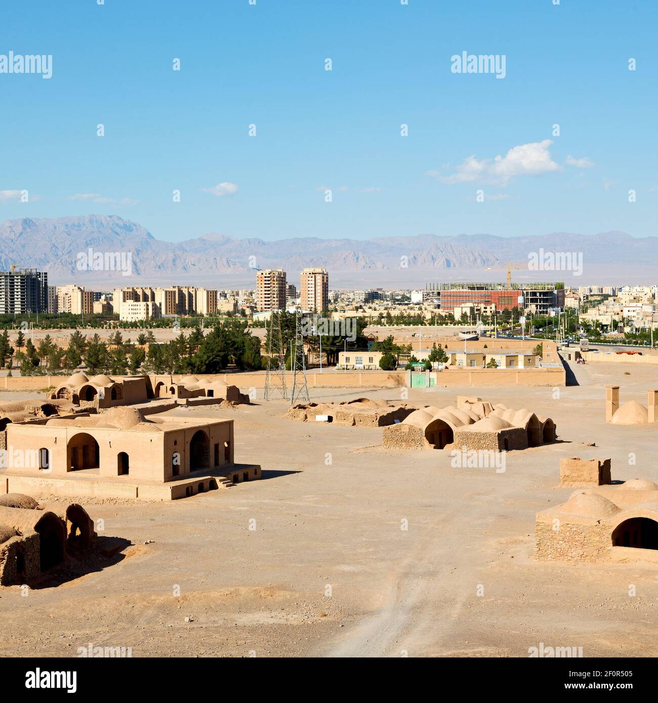 In iran the antique temple Stock Photo - Alamy
