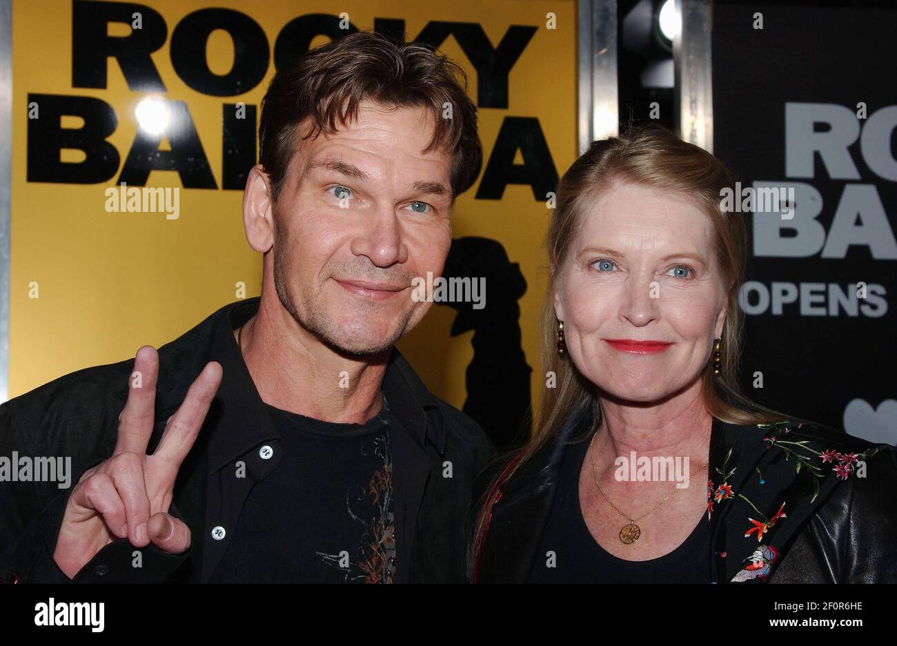 Patrick Swayze and his wife Lisa Niemi. 13 December 2006 - Hollywood ...