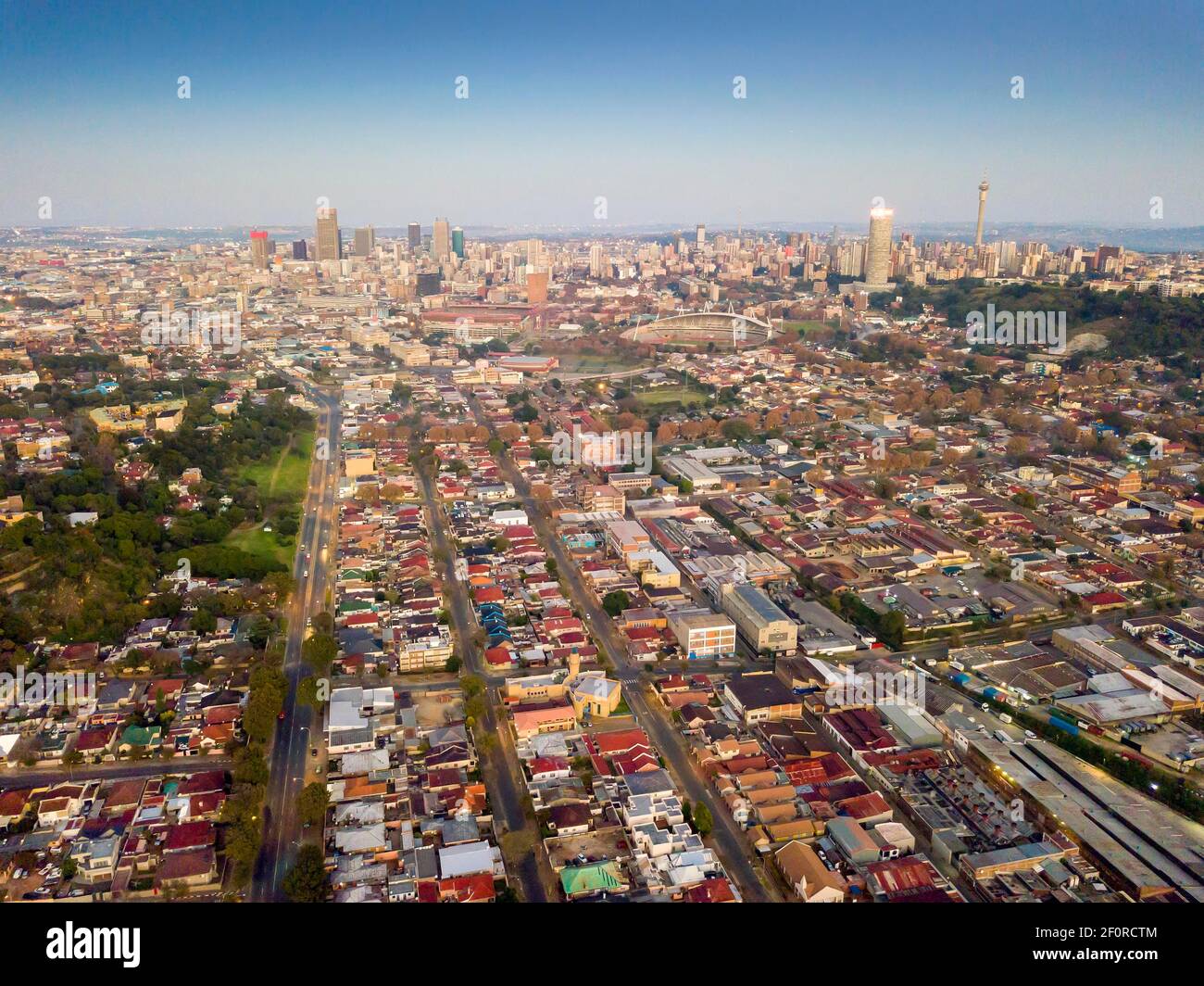 Johannesburg aerial hi-res stock photography and images - Alamy
