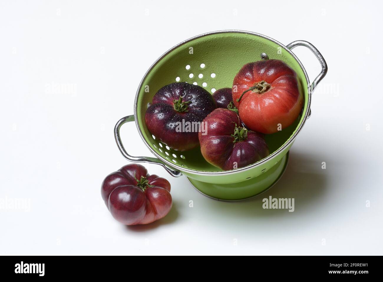 Tomato Mar Azul in drainer, Blue beef tomatoes from Spain, Germany ...