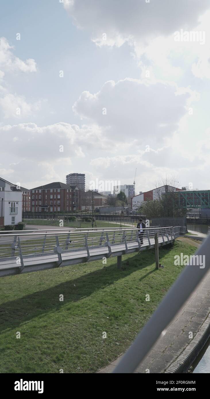 Electric Wharf - City Wharf - Coventry Canal, Coventry UK Stock Photo ...